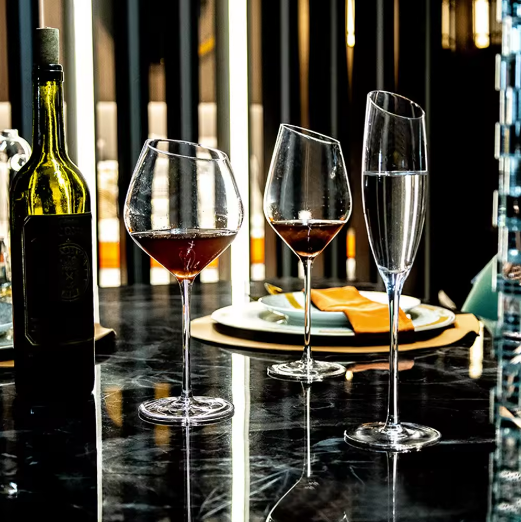 Creative Oblique Mouth Red Wine Glass Champagne Glass Large Capacity ...