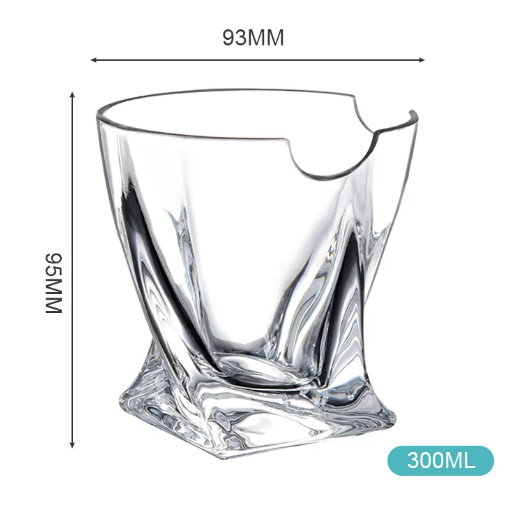 Free Sample Personalized groove Glasses cup Lead-Free Drinking ...