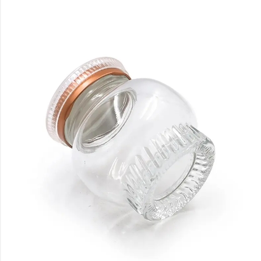 wholesale 400 ml cubilose empty caviar bowl shape jar hot sauce honey ...